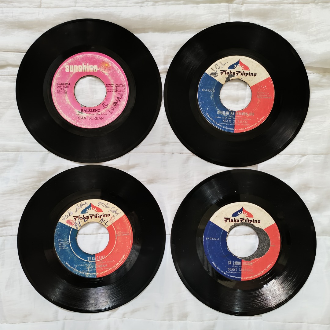 7"/45rpm records LOTS of 4 Max Surban-3/Sonny Loremas-1, Hobbies & Toys ...