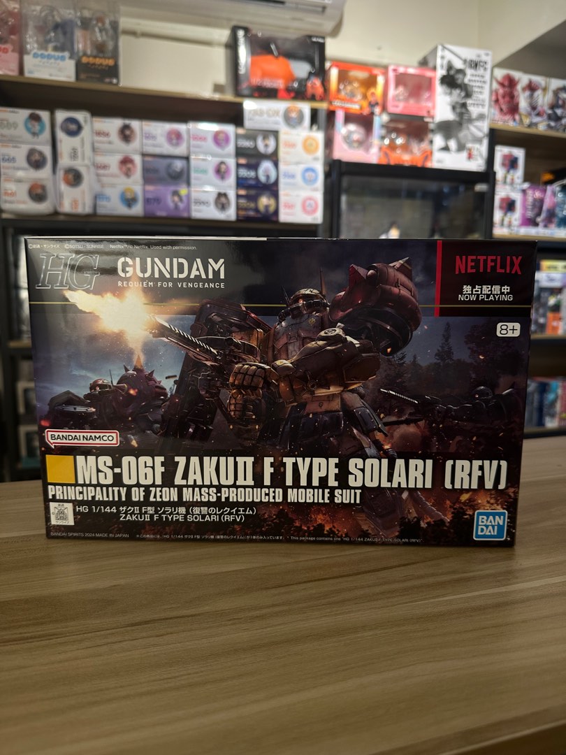 ‼️觀塘門市現貨‼️ Bandai gunpla HG 1/144 Netflix 高達 渣古 II F 型 蘇拿利機 HG, 興趣及遊戲 ...
