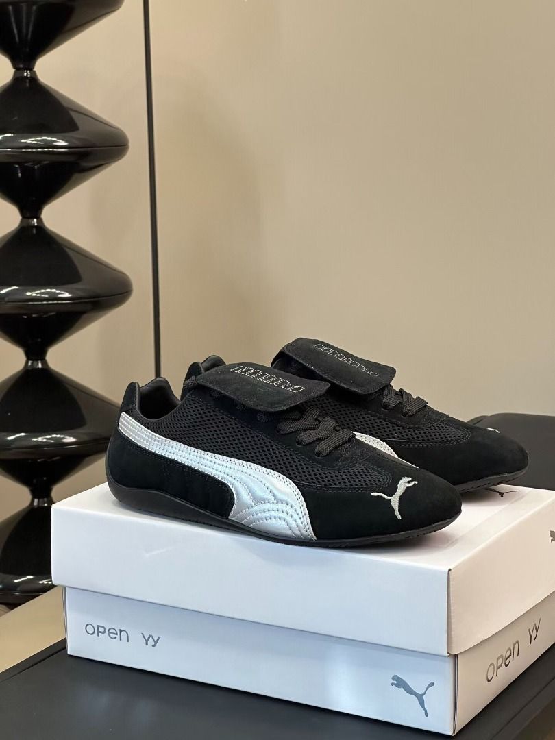 正貨原盒 Puma speedcat x open yy 低幫波鞋 男款/女款 黑銀色, 女裝, 鞋, 波鞋 - Carousell