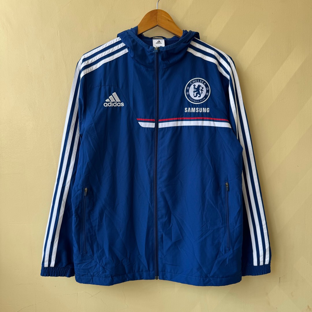 Adidas Chelsea Football Club Jacket, Men's Fashion, Coats, Jackets and ...
