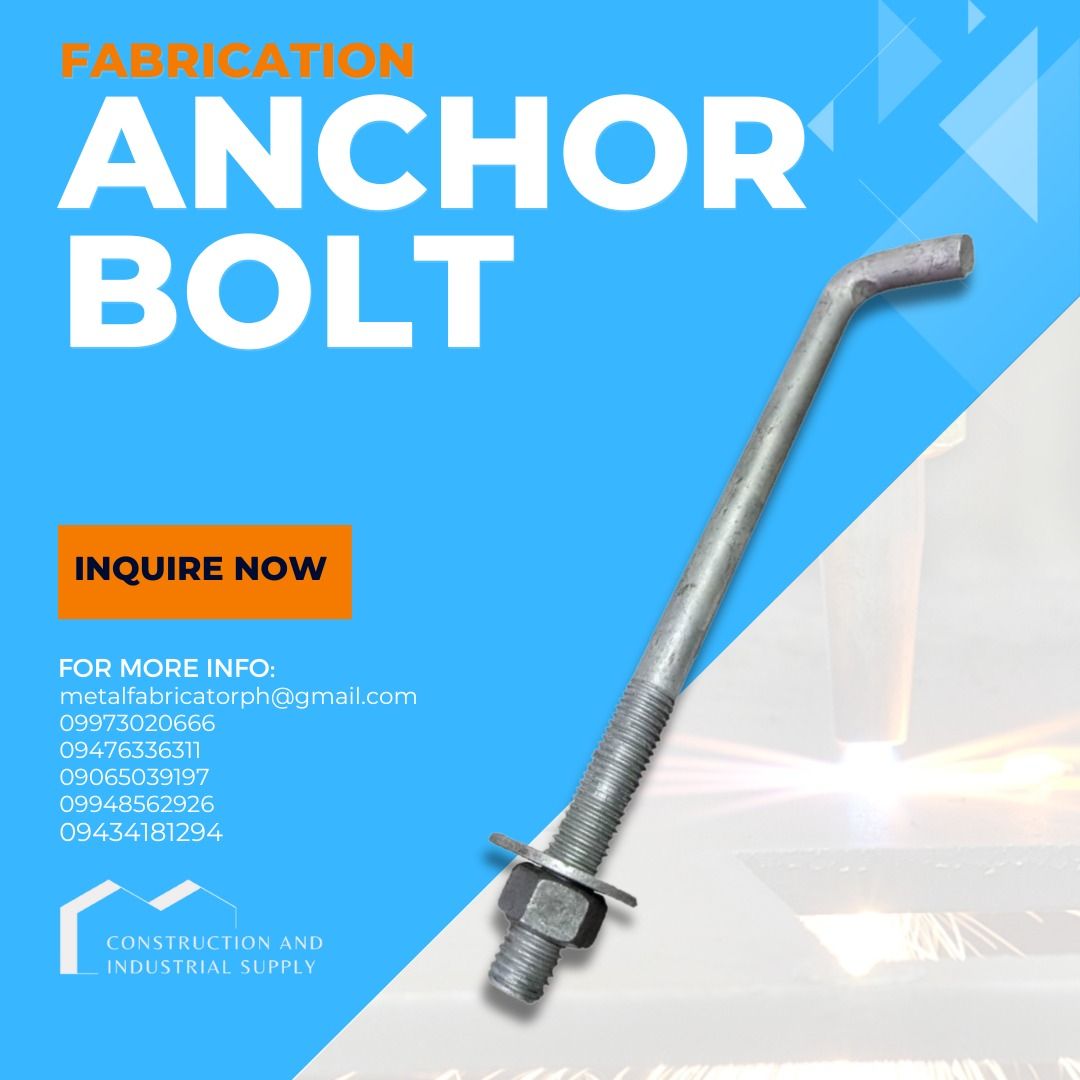 Anchor Bolt | Base Plate | MS Plate | Dyna Bolt | Stud Bolt | Deformed ...