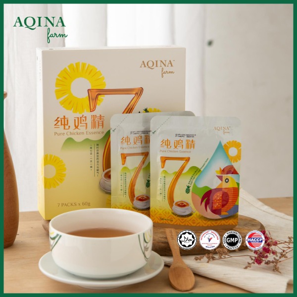 AQINA Farm Chicken Essence - 3 boxes, Health & Nutrition, Health ...