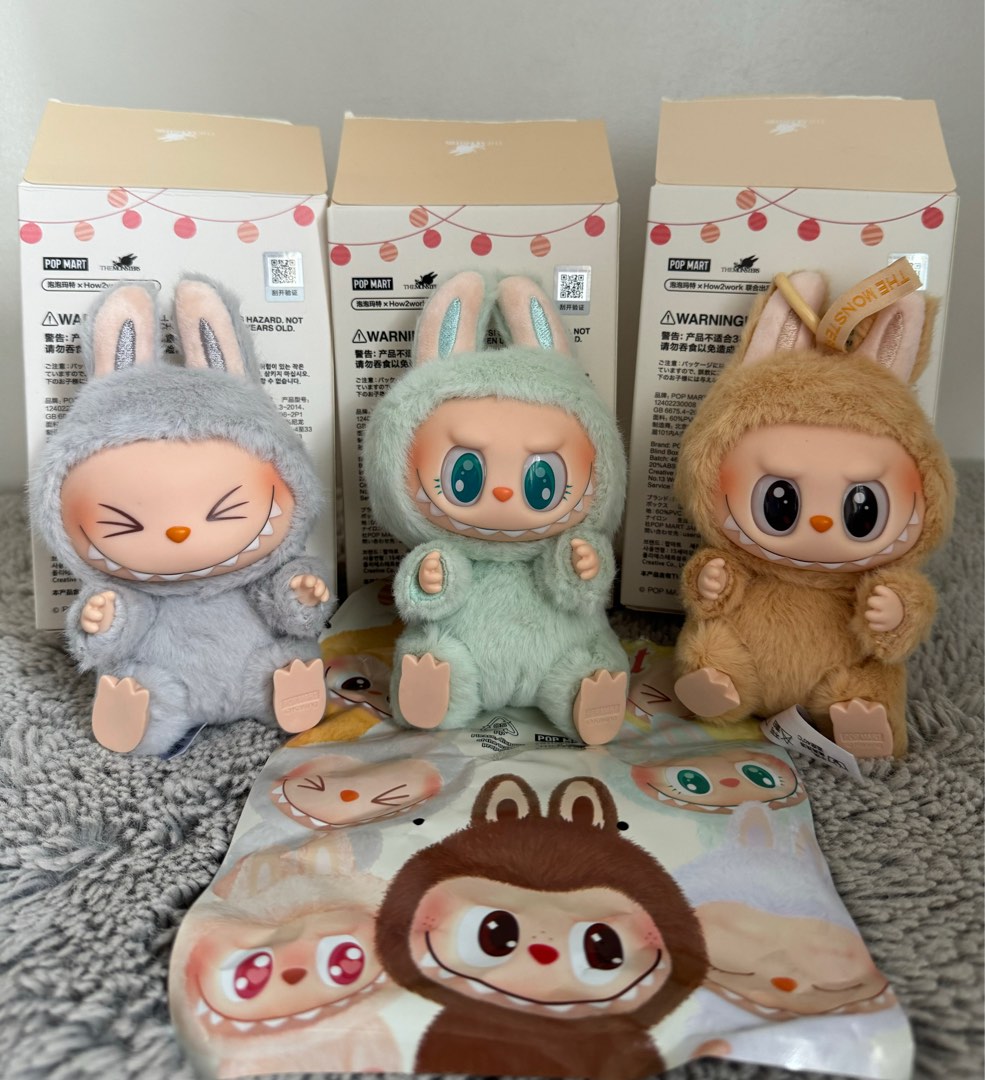 Authentic Labubu Have a Seat V2 Selling as Set, Hobbies & Toys, Toys ...