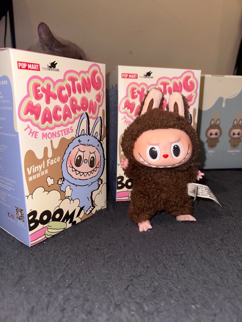 (AVAILABLE ON-HAND) POPMART Secret Labubu v1 Chestnut cocoa, Hobbies ...