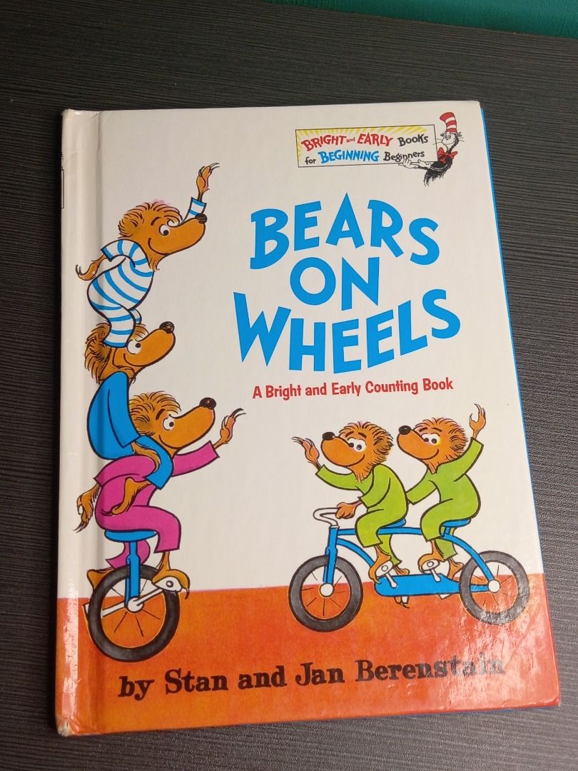 Bears On Wheels A Bright And Early Counting Book by Stan and Jan ...