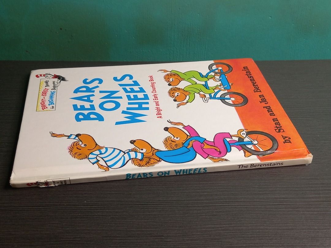 Bears On Wheels A Bright And Early Counting Book by Stan and Jan ...