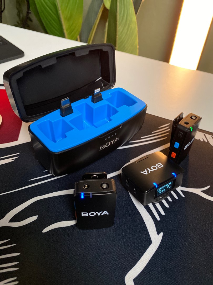 BOYA wireless microphone, Audio, Microphones on Carousell