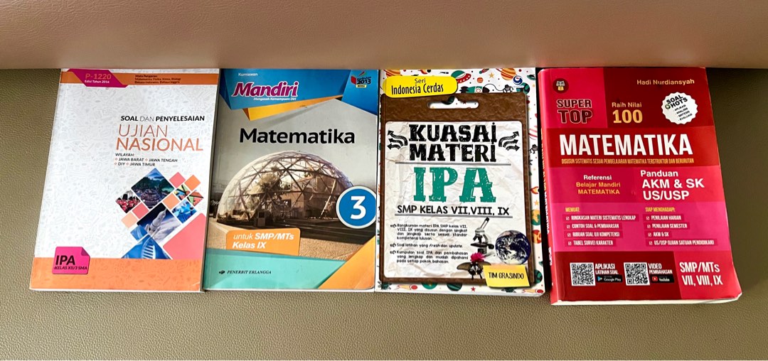 Buku Latihan Soal Math dan IPA, Buku & Alat Tulis, Buku Pelajaran di ...