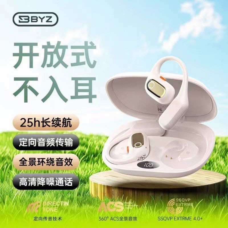 BYZ 最新款 S500 (完勝S600、Sony、JBL) 不入耳式無線藍牙耳機 輕身 5.4藍芽, 音響器材, 耳機 - Carousell