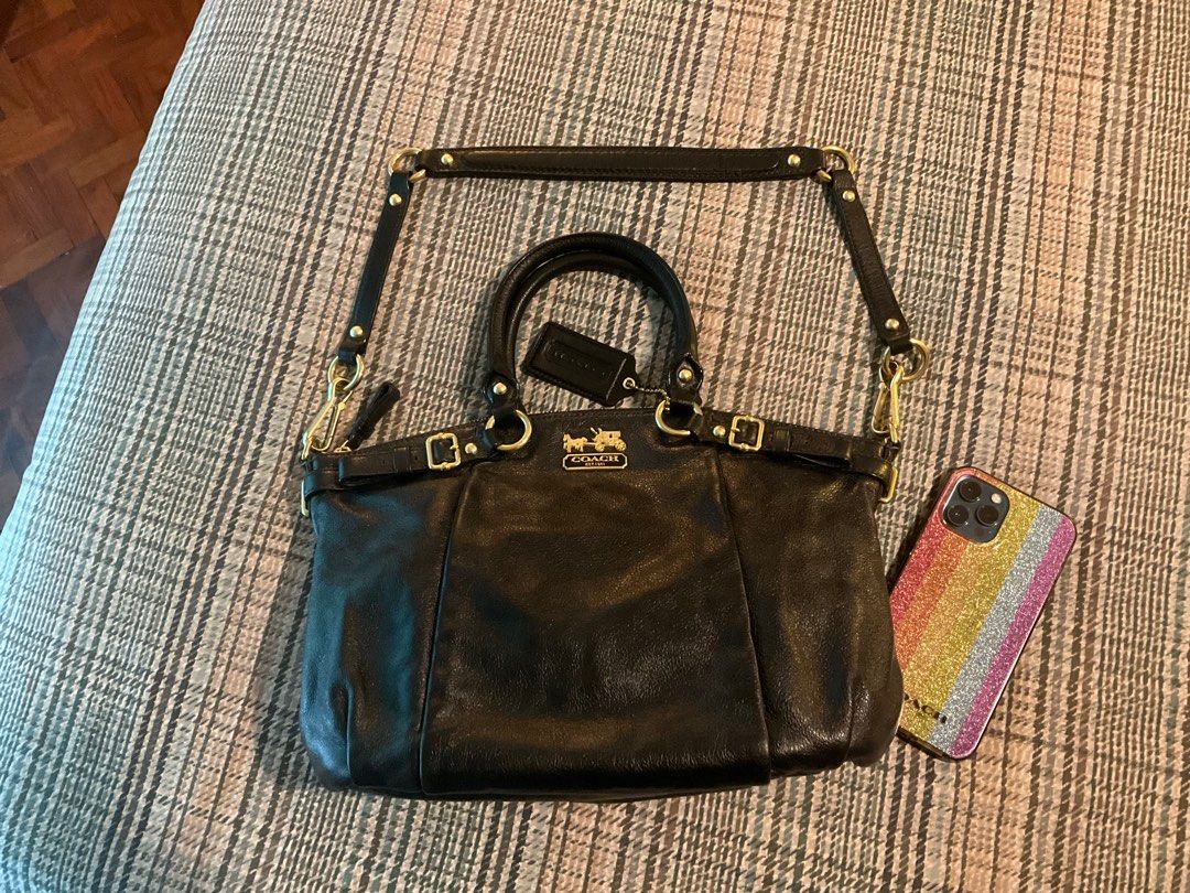 Like New Vintage Coach Madison Sophia Leather 2 Way Hand Shoulder Bag ...
