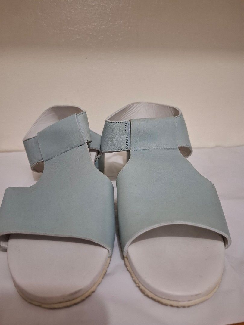 Cos blue sandals, Women's Fashion, Footwear, Flats & Sandals on Carousell