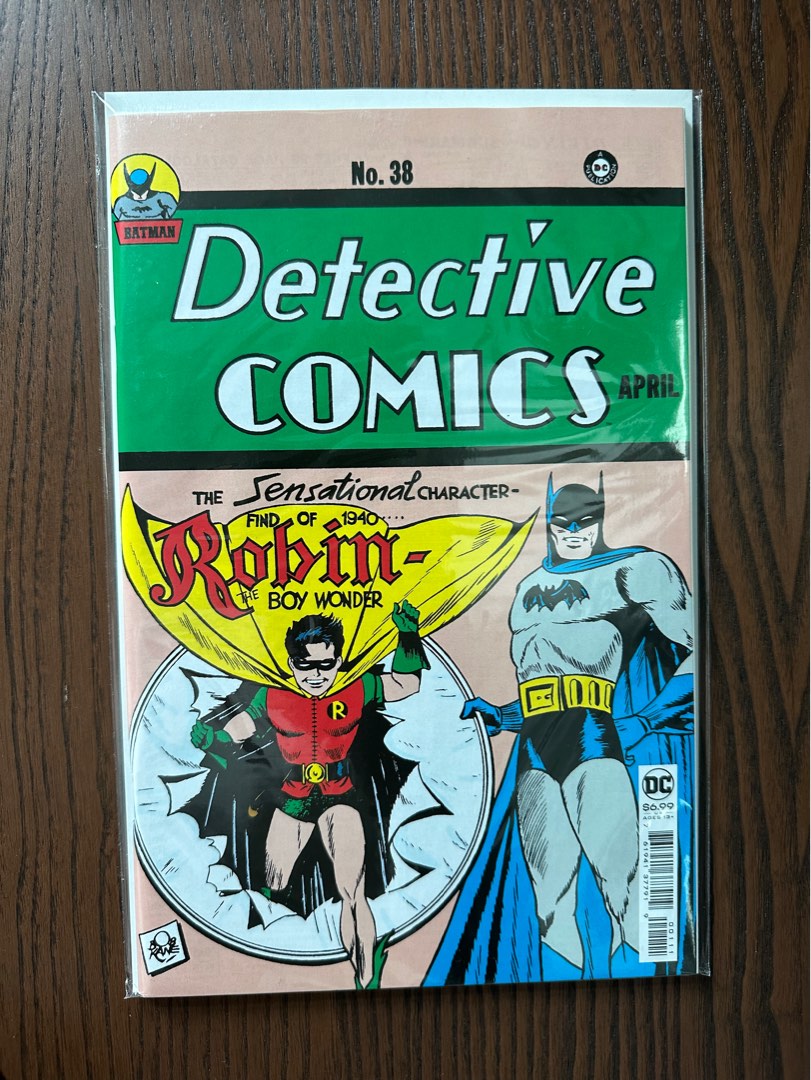 DC Comics Detective Comics #38 Facsimile (First appearance of Dick ...