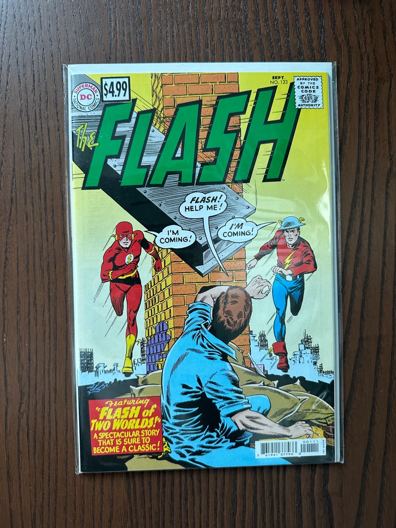 DC Comics The Flash #123 Facsimile (Introduction to the DC multiverse ...