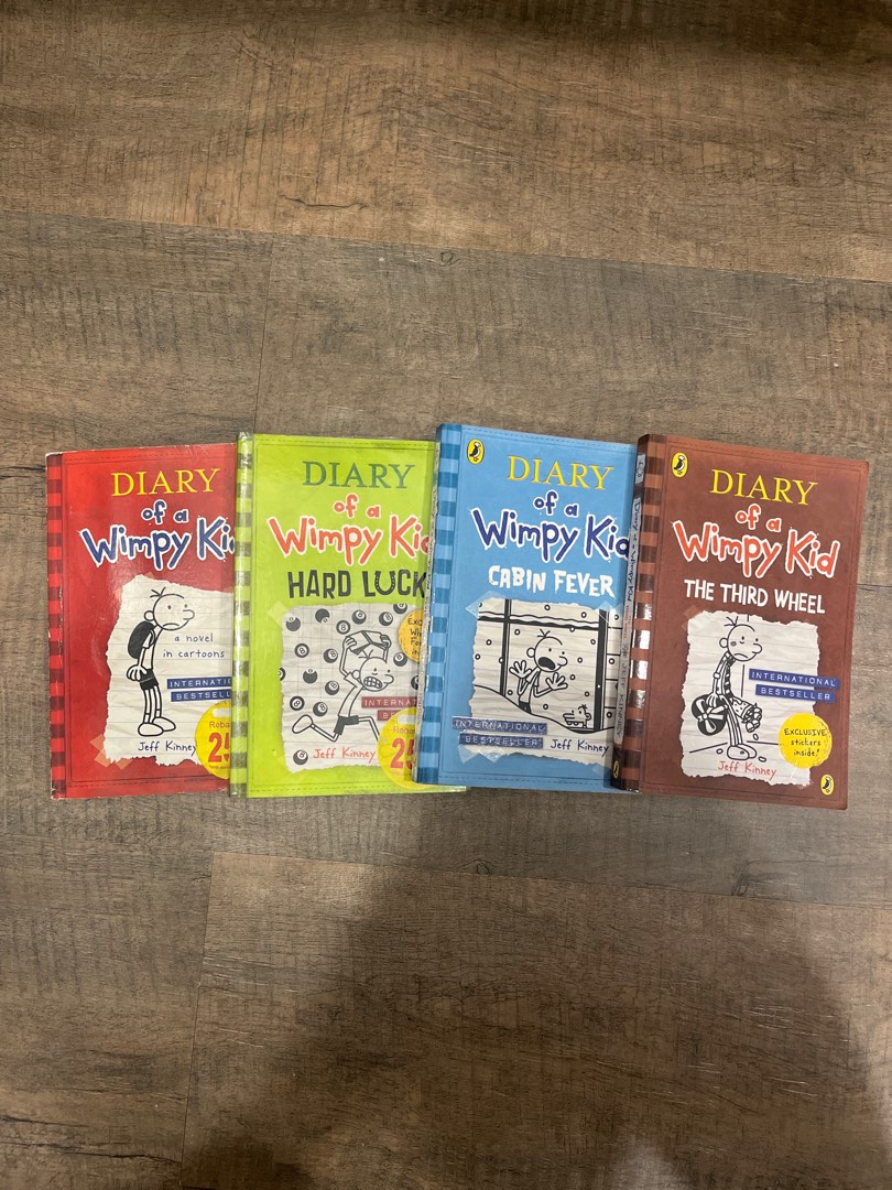 Diary of a Winpy kid. (All 4 of them) , Hobbies & Toys, Books ...