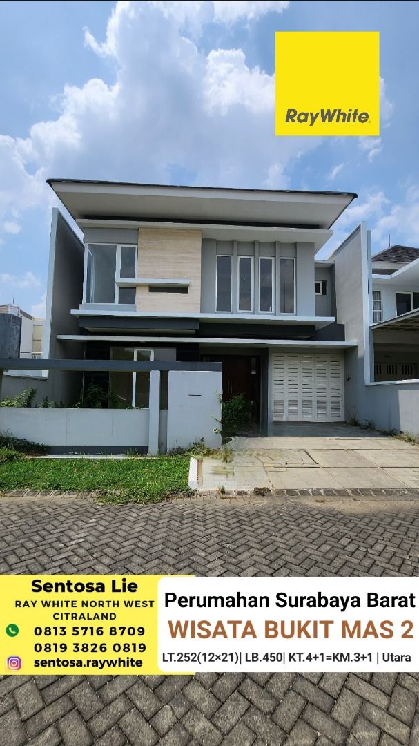 Dijual Rumah Baru Wisata Bukit Mas 2 Surabaya Dekat Citraland, Pakuwon ...