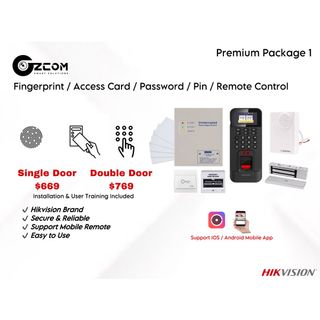 Door Access System - Hikvision/ ZKTeco (Cheap, Affordable, Hikvision ...