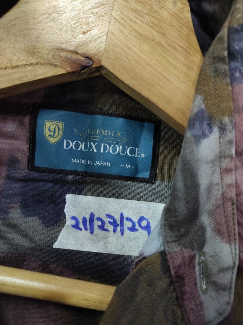 doux douce made in japan designer rare art fullprint shirt kemeja ...