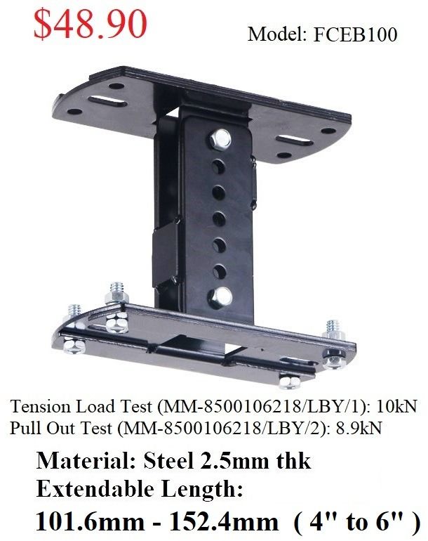 False Ceiling Fan Extension Bar/false Ceiling Fan Steel Bracket/False ...