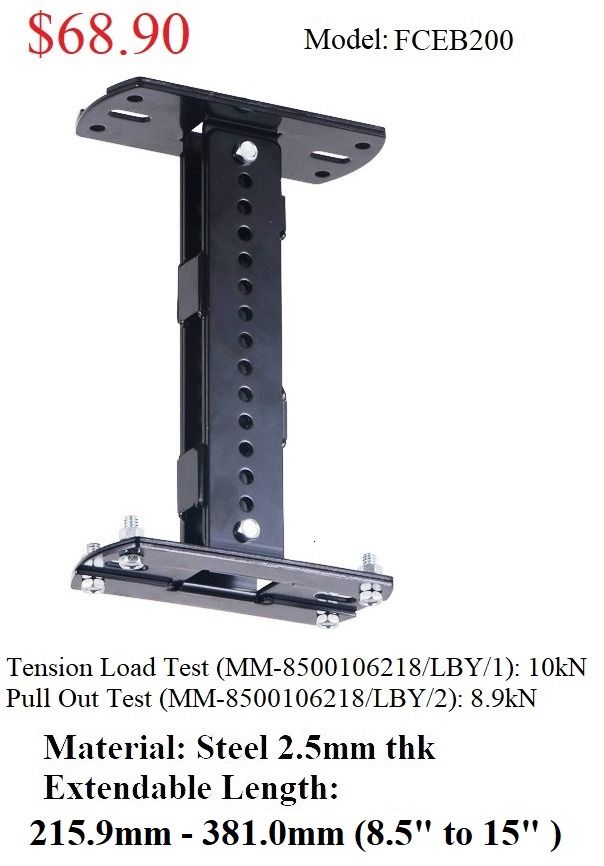 False Ceiling Fan Extension Bar/false Ceiling Fan Steel Bracket/False ...