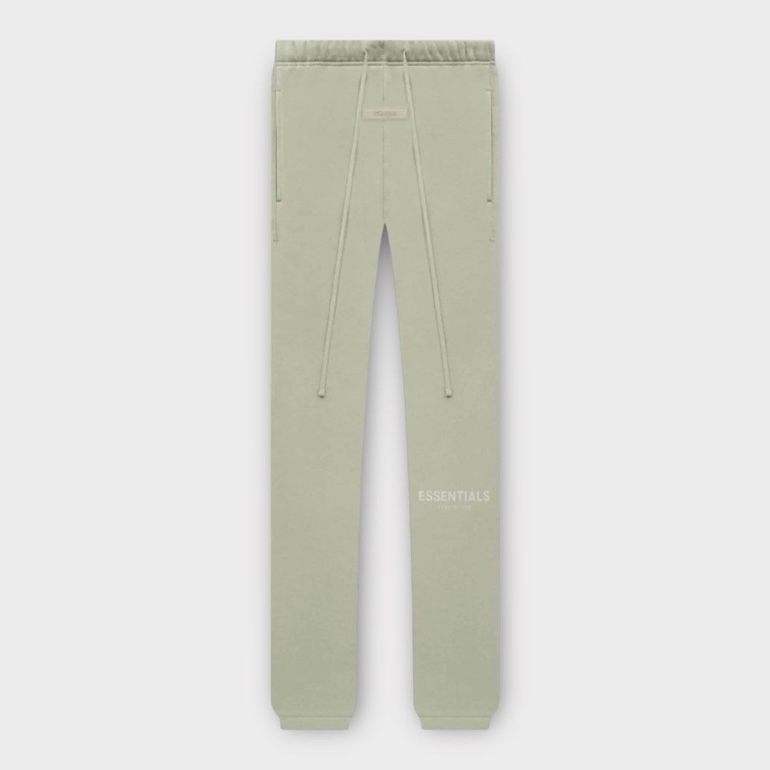 Fear of God Essentials SS22 Seafoam Cuffed Sweat Pants, Luxury, Apparel ...