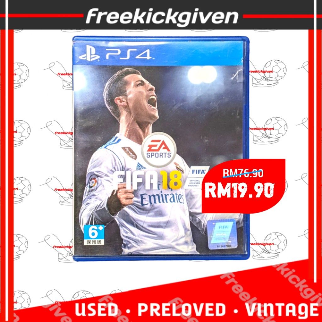 FIFA 18 Physical Disc (Region 3), Video Gaming, Video Games ...