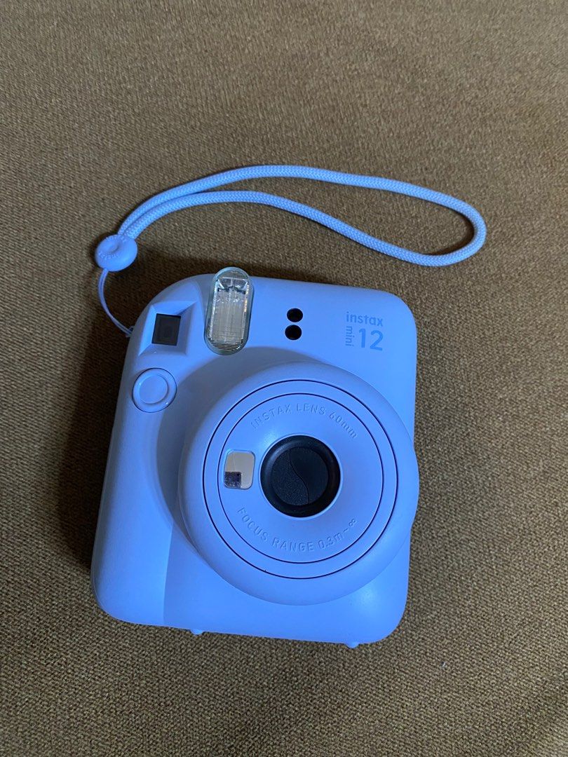 FUJI INSTAX MINI 12 INSTANT CAMERA BLUE ( USED), Photography, Cameras ...