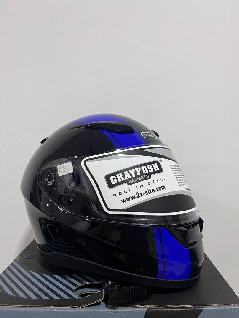 Grayfosh Helmet Fullface, Motorbikes on Carousell