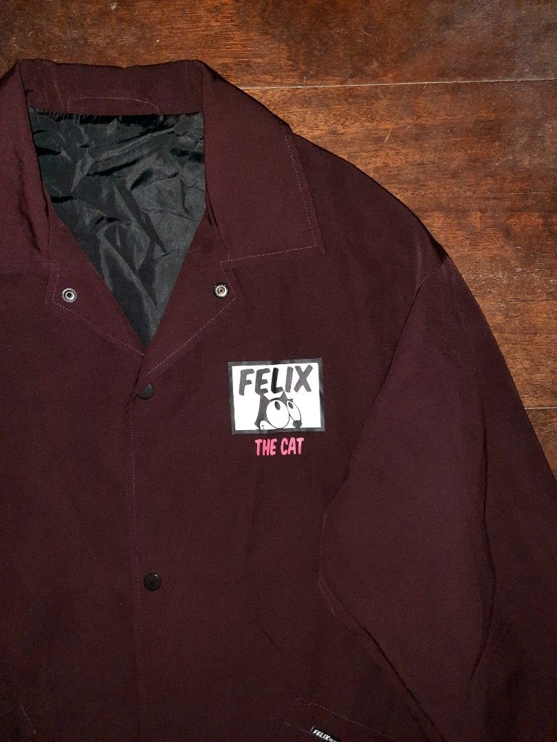 GU X DREAMWORKS Felix The Cat Coach Jacket, Men's Fashion, Coats ...