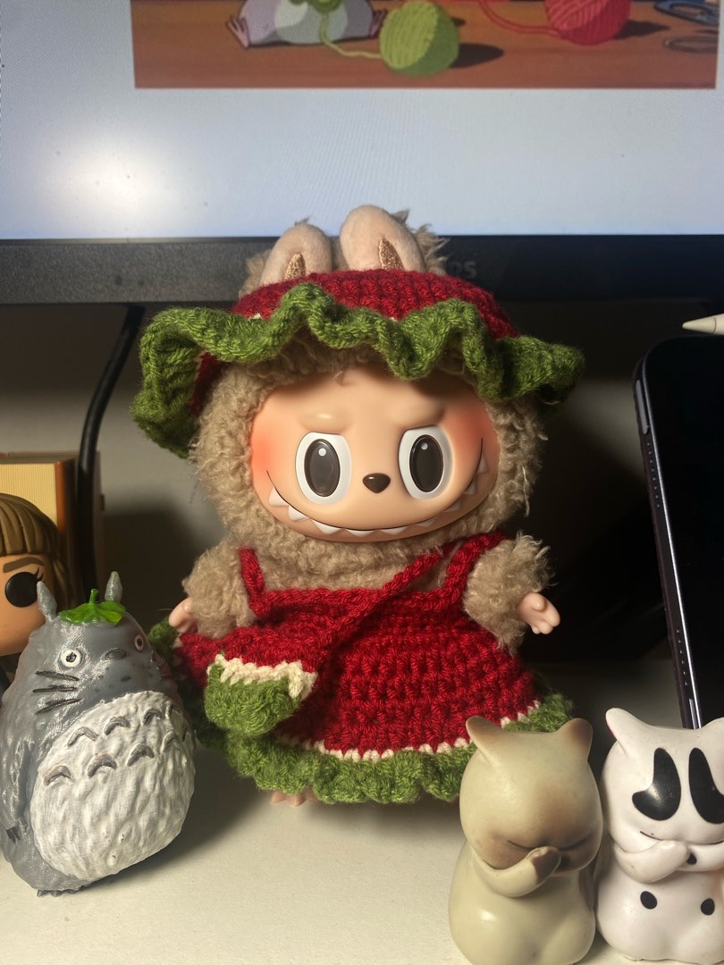 Handmade Crochet Labubu Fit, Hobbies & Toys, Stationery & Craft ...