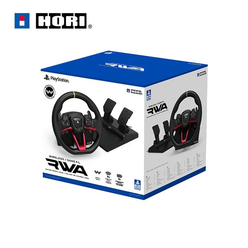 HORI (SPF-022A) Wireless Racing Wheel APEX for PS5, PS4 and Windows 11/ ...