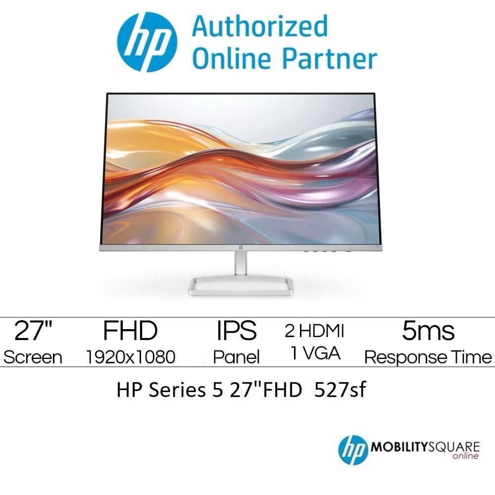 HP 527sf - Series 5 27 inch FHD Monitor ( 94F45AA ), Computers & Tech ...