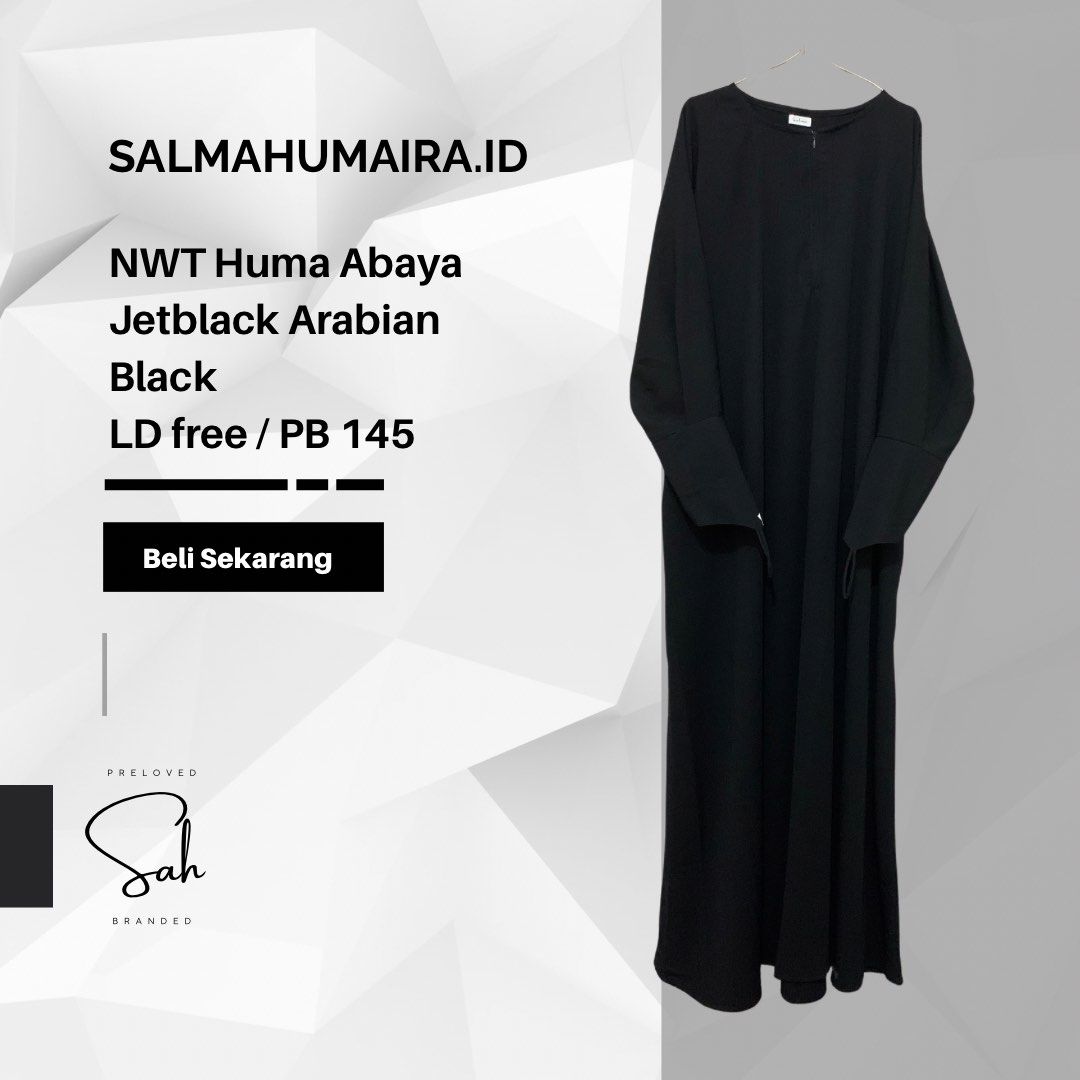 huma abaya by salma humaira, Fesyen Wanita, Muslim Fashion, Lainnya di ...