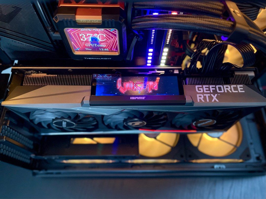 iGame Vulcan RTX 3070 Ti 8GB With LCD Monitor GPU | Graphics Card ...