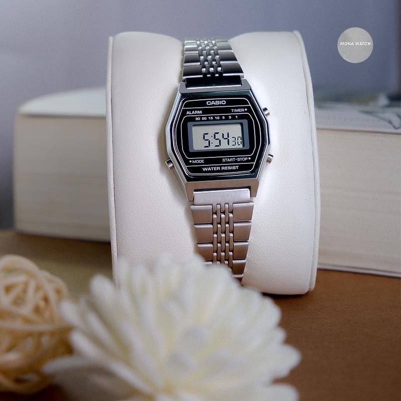 JAM TANGAN WANITA TALI BESI CASIO ORIGINAL LA690WA-1D, Women's Fashion ...