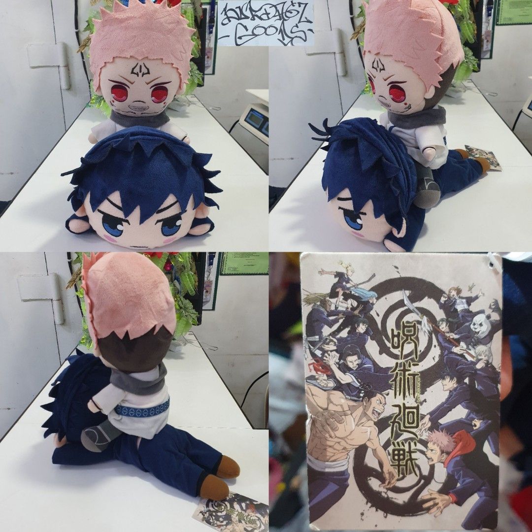 Jujutsu Kaisen Sukuna Ryomen & Yuji Itadori Plush doll set, stuffed toy ...