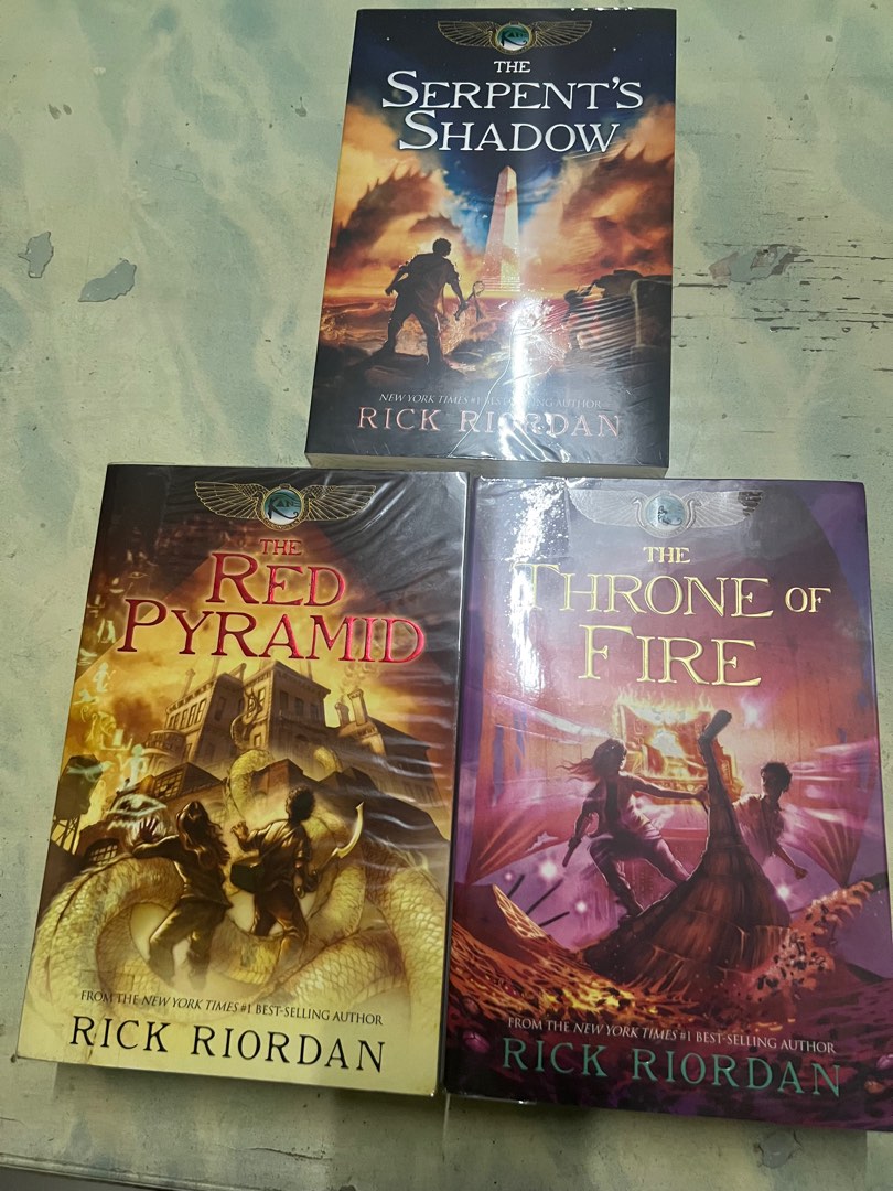 Kane Chronicles series by Rick Riordan, Hobbies & Toys, Books ...