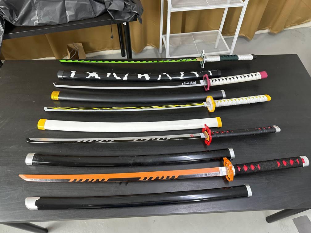 Kimetsu no yaiba and one piece prop (Clearance), Hobbies & Toys ...