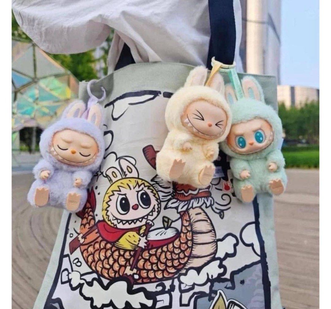Labubu doll keychain, Hobbies & Toys, Toys & Games on Carousell