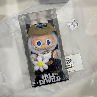 Popmart Labubu fall in wild pendant ( nose a bit off paint) official ...
