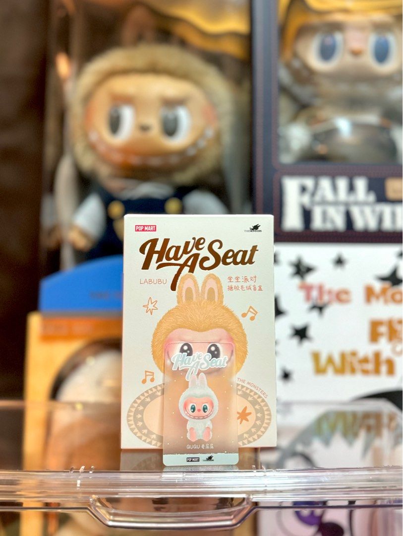 Labubu V2 Have A Seat Ququ, Hobbies & Toys, Toys & Games on Carousell