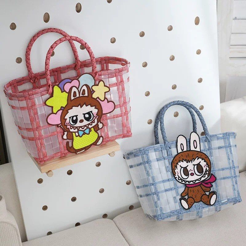 Labubu Weave Bag Shimmer Semi Transparent Series, Women's Fashion, Bags ...