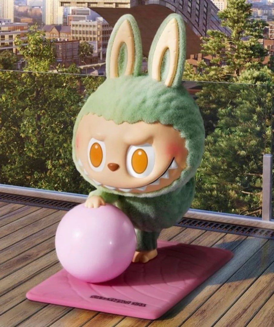 Labubu Yoga, Hobbies & Toys, Toys & Games on Carousell