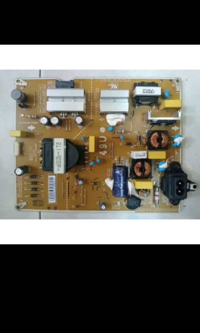 L-G 49UJ632T (( SCREEN ROSAK )) POWER BOARD & MAIN BOARD ( 2ND ) CAN ...