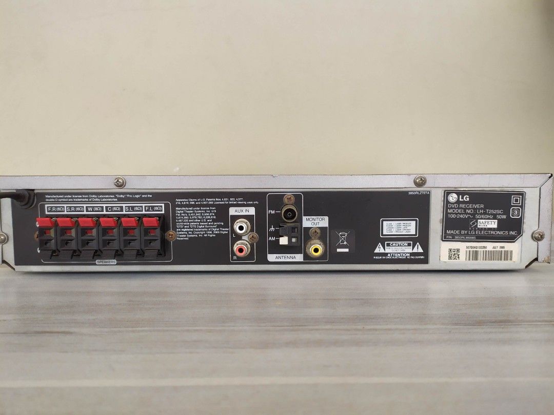 LG DVD Receiver System LH-T252SC Vintage, Audio, Soundbars, Speakers ...