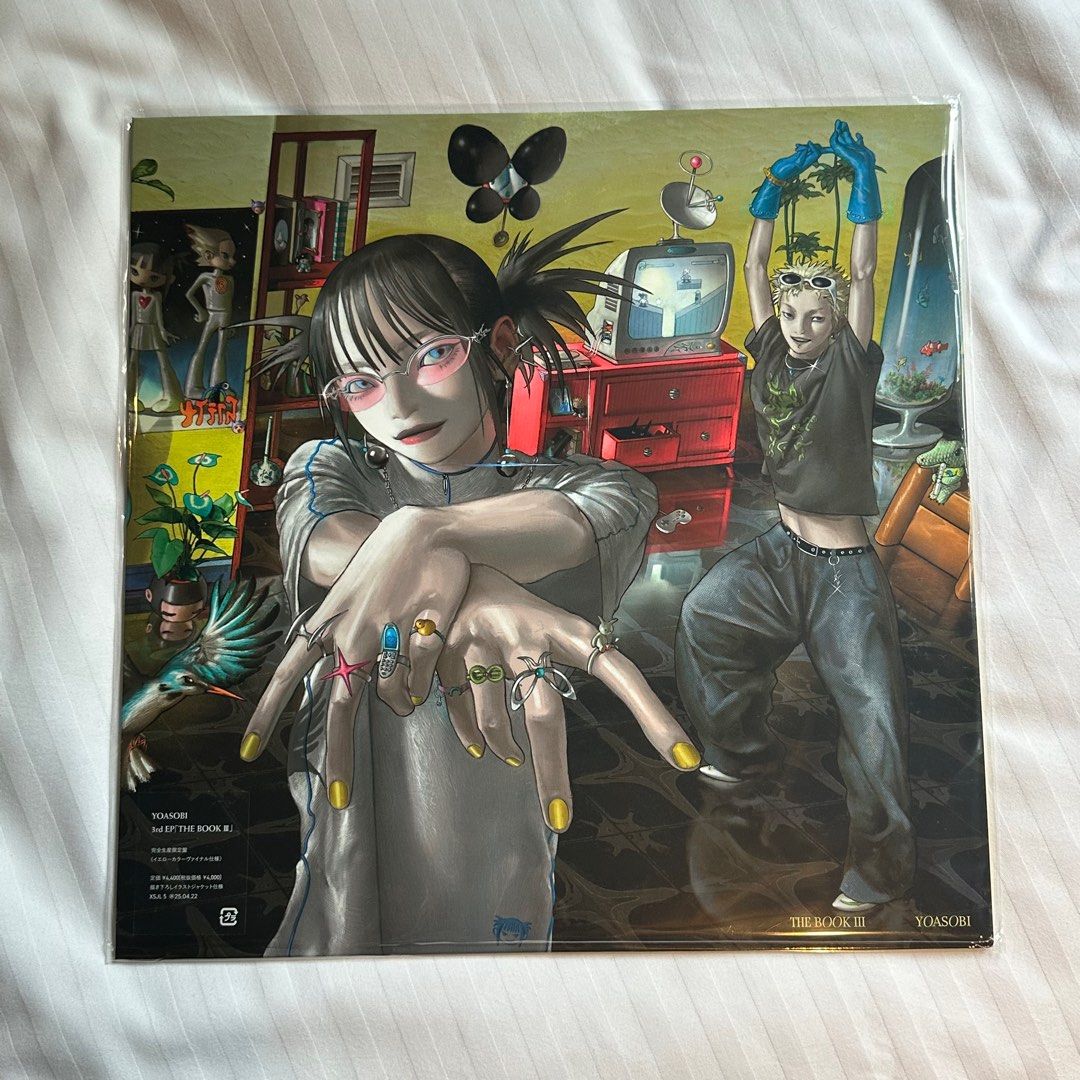 (LP) YOASOBI - The Book 3 [Ready stock, Yellow Vinyl, free sticker ...