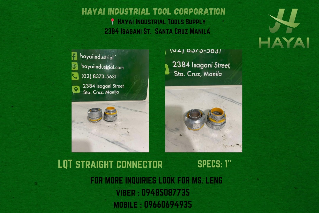 LQT straight connector, Commercial & Industrial, Construction Tools ...