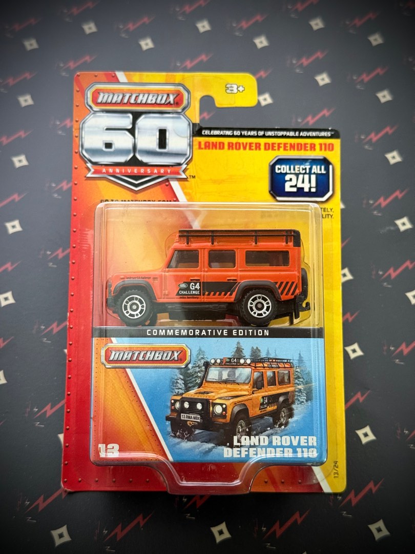 Matchbox HTF Land Rover Defender 110 G4 Challenge Commemorative Edition ...