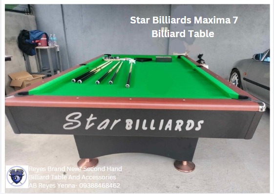 Maxima 7 Standart Size Billiard Table, Available On Hand, Sports ...