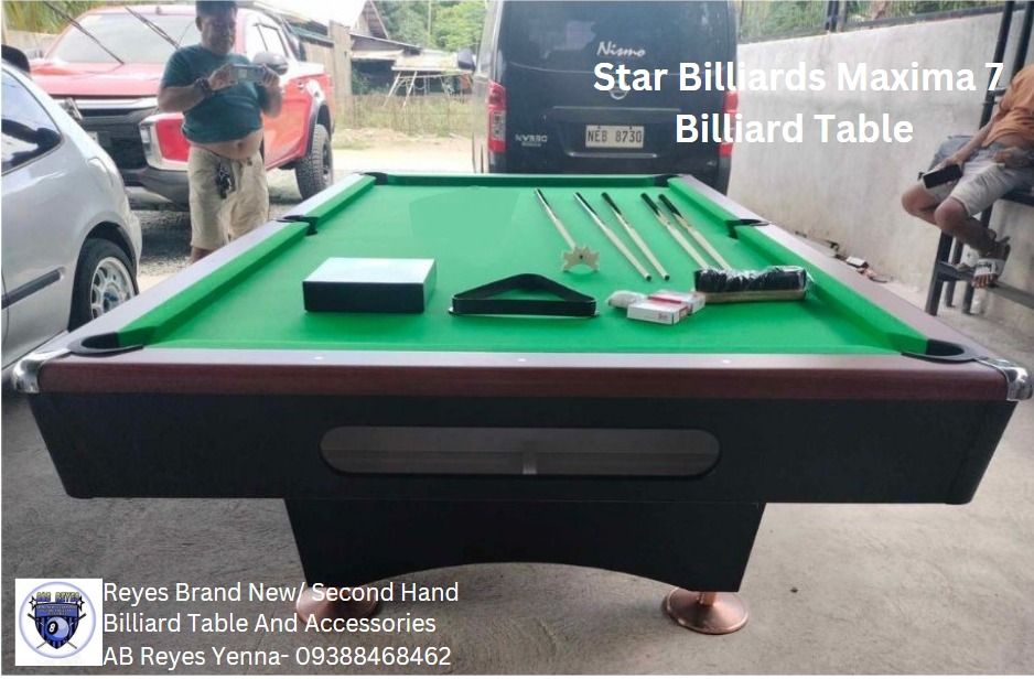 Maxima 7 Standart Size Billiard Table, Available On Hand, Sports ...