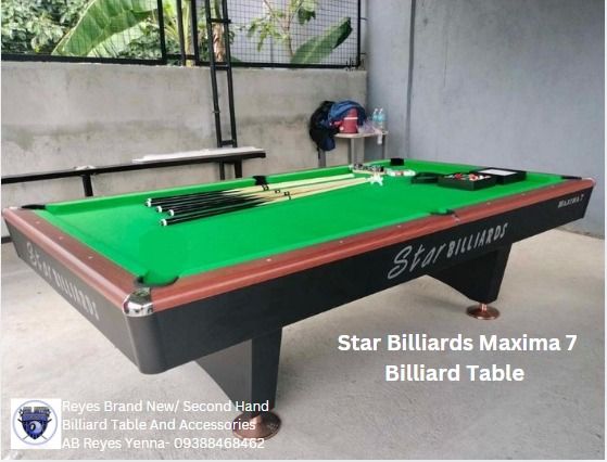 Maxima 7 Standart Size Billiard Table, Available On Hand, Sports ...